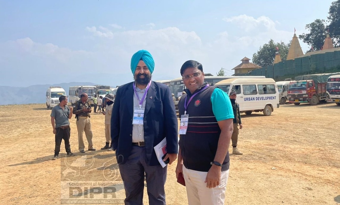 General Observer and Police Observer seeing off the polling personnel to their respective ...